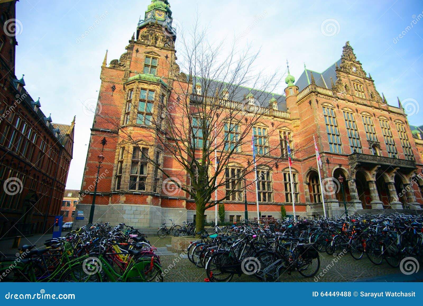 The Image of the Old Academic Building of the University of Groningen ...