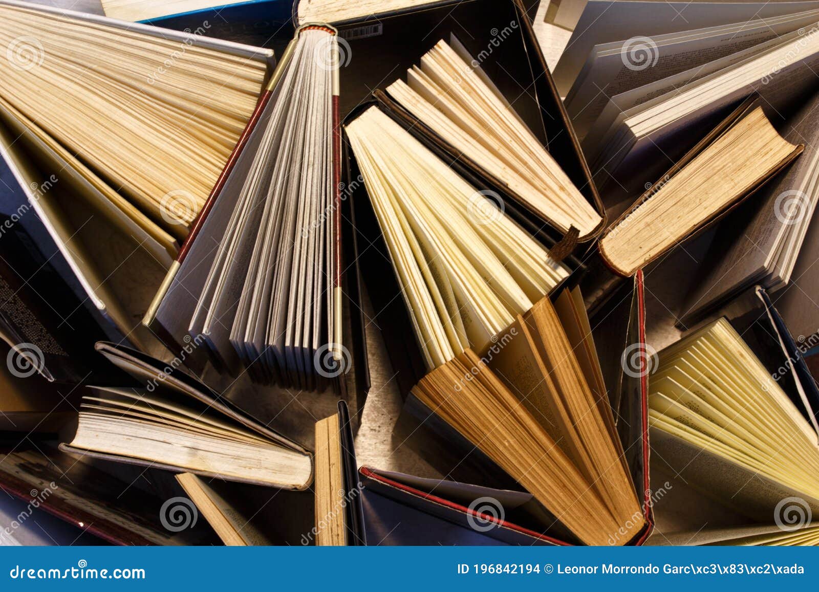 Image of Old Books Seen from Above Stock Photo - Image of iron, carving ...
