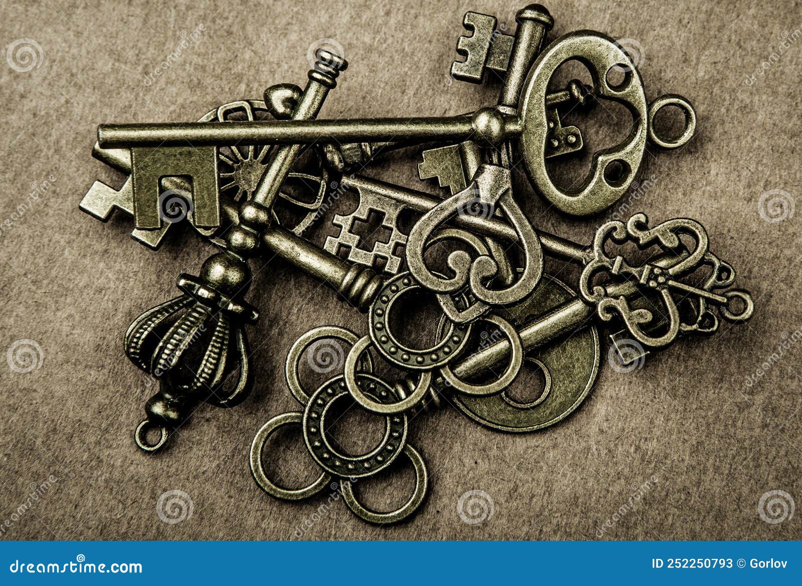 Image of Old Key Paper Background Stock Image - Image of obsolete ...