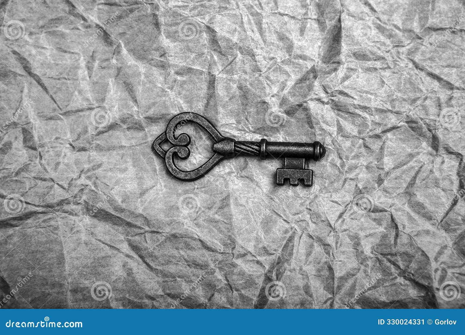 Image of Old Key Paper Background Stock Image - Image of element ...