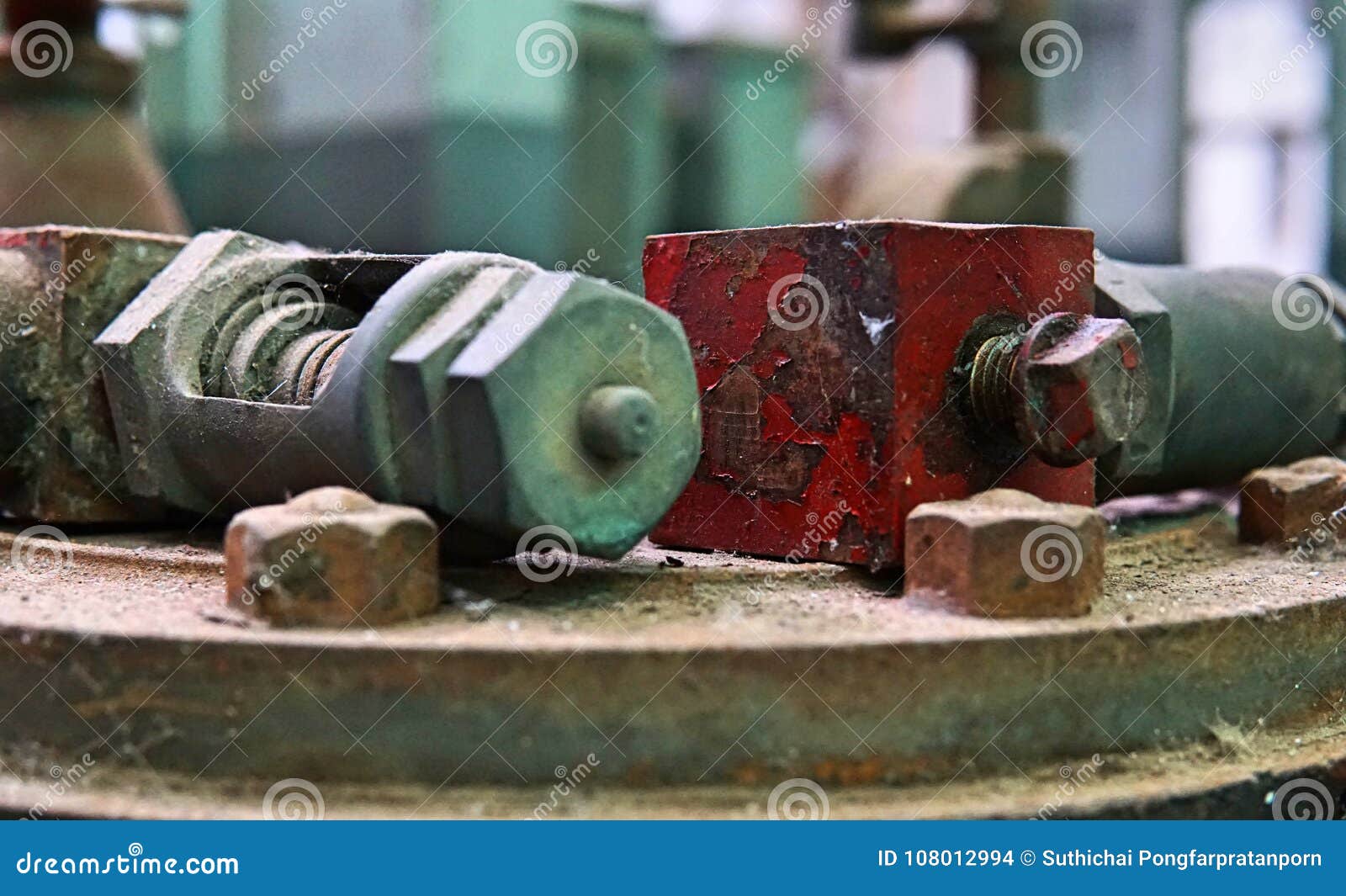 Image of Old Machine Gear with Several Size. Broken and Ru Stock Photo ...