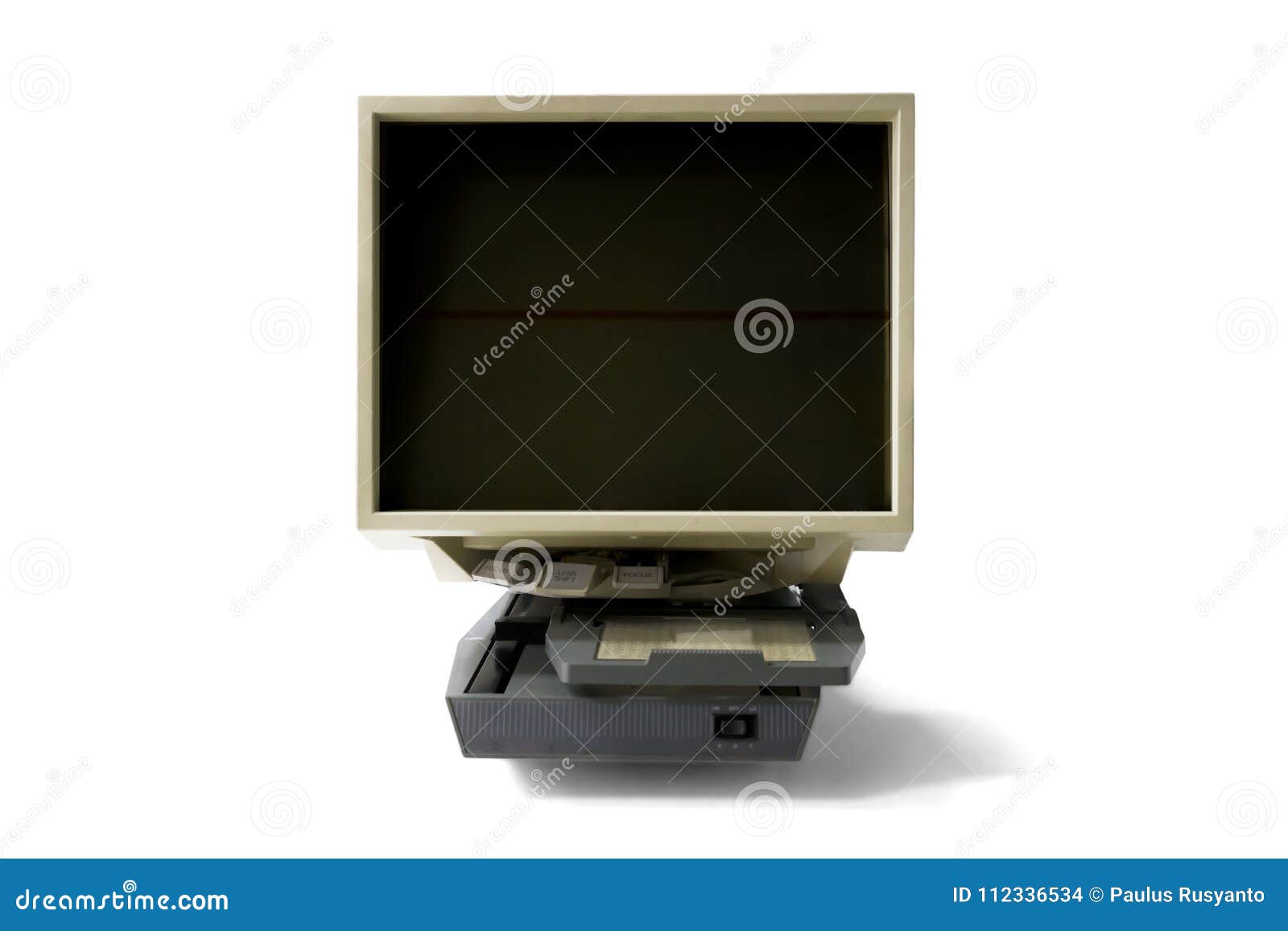 Microfiche Reader In A Library Royalty-Free Stock Photography ...