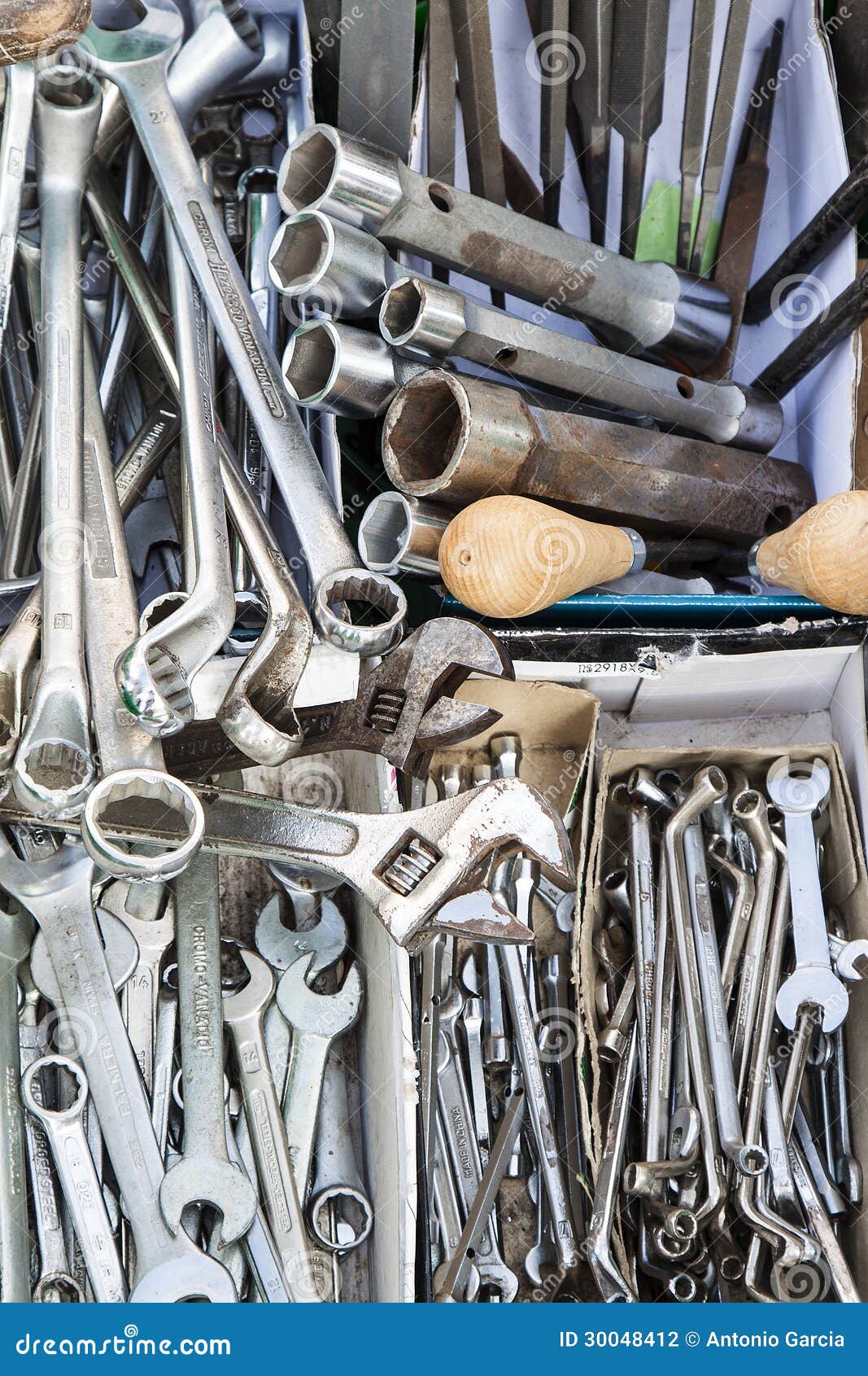 Old tools stock photo. Image of mechanic, wrench, industry - 30048412