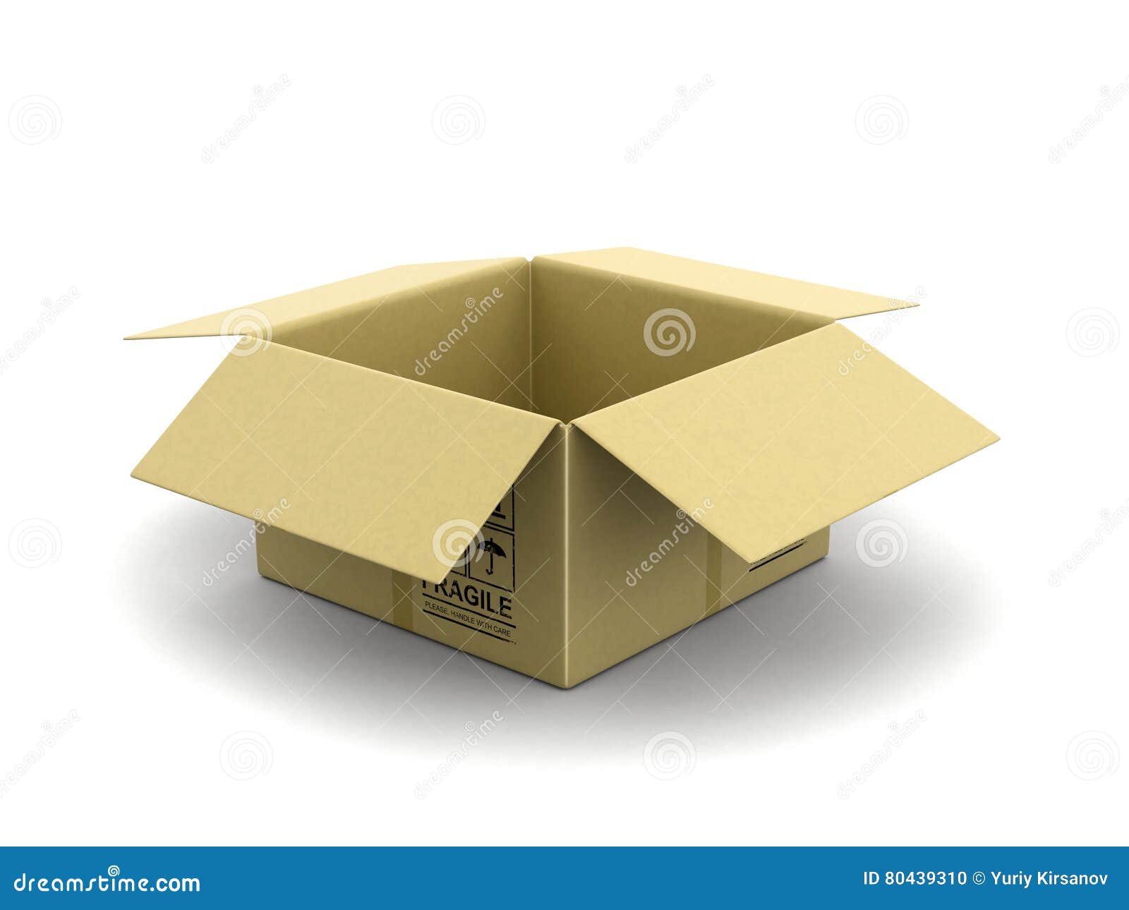 Image of Open package stock illustration. Illustration of graphic ...