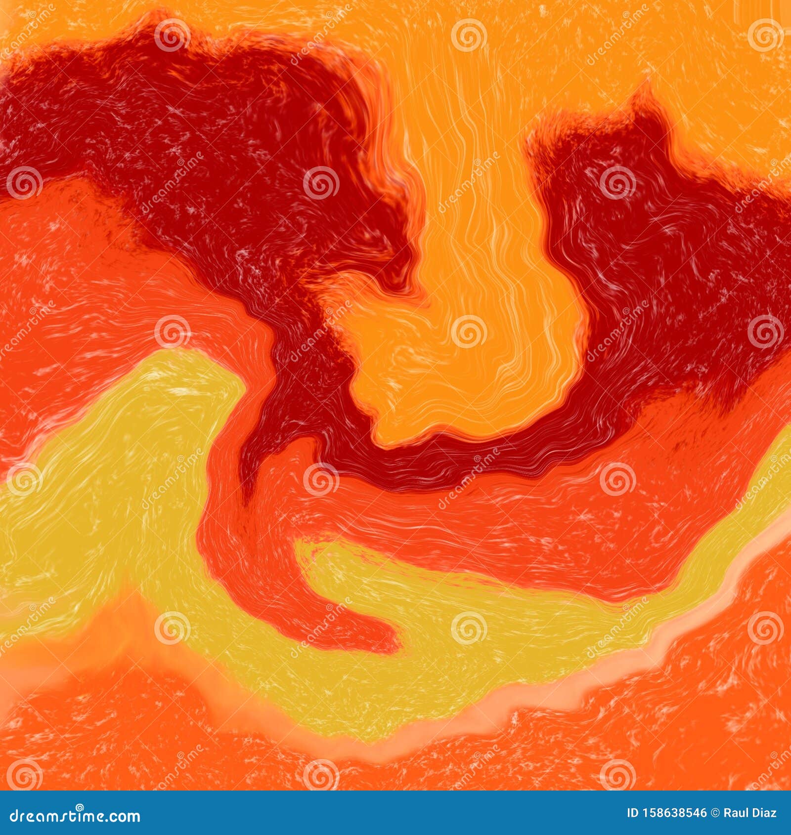 Image of Orange Abstract Pattern Stock Illustration - Illustration of ...