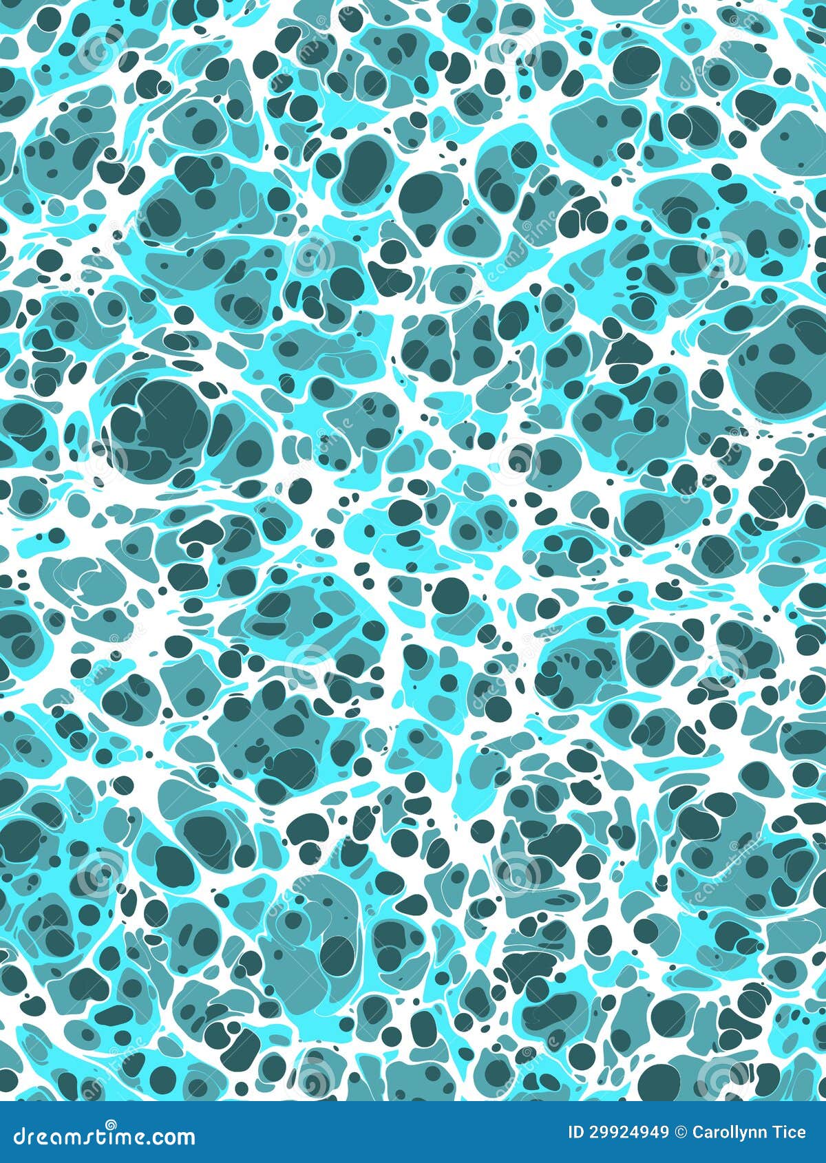 Turquoise and White Abstract Art Painting Stock Image - Image of blue ...