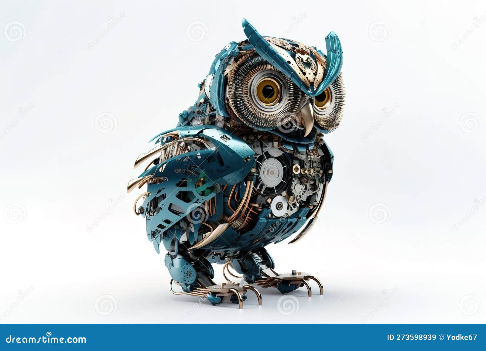 Cyborg Animals. Futuristic Mechanical Robot Characters, Cartoon Punk ...