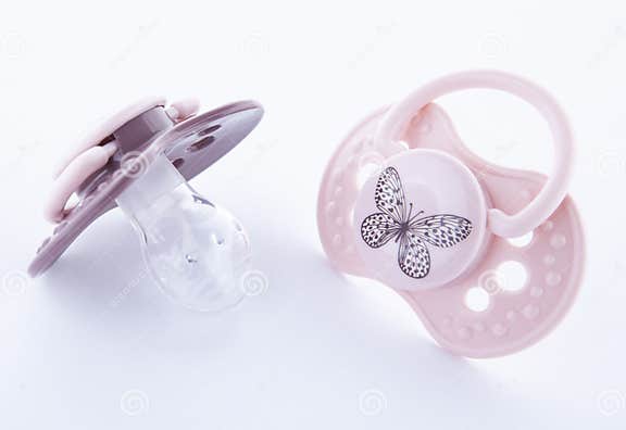 Image of Pacifier White Background Stock Image - Image of baby ...
