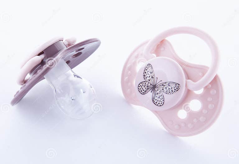 Image of Pacifier White Background Stock Image - Image of baby ...