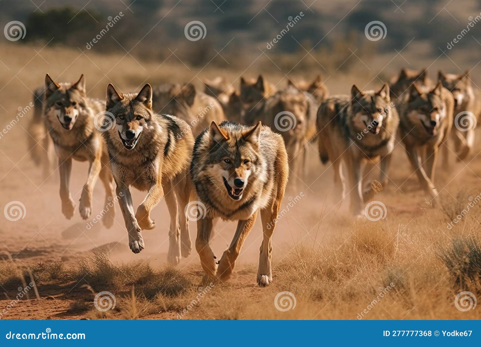 Pack Of Wolves Stock Photography | CartoonDealer.com #4178330