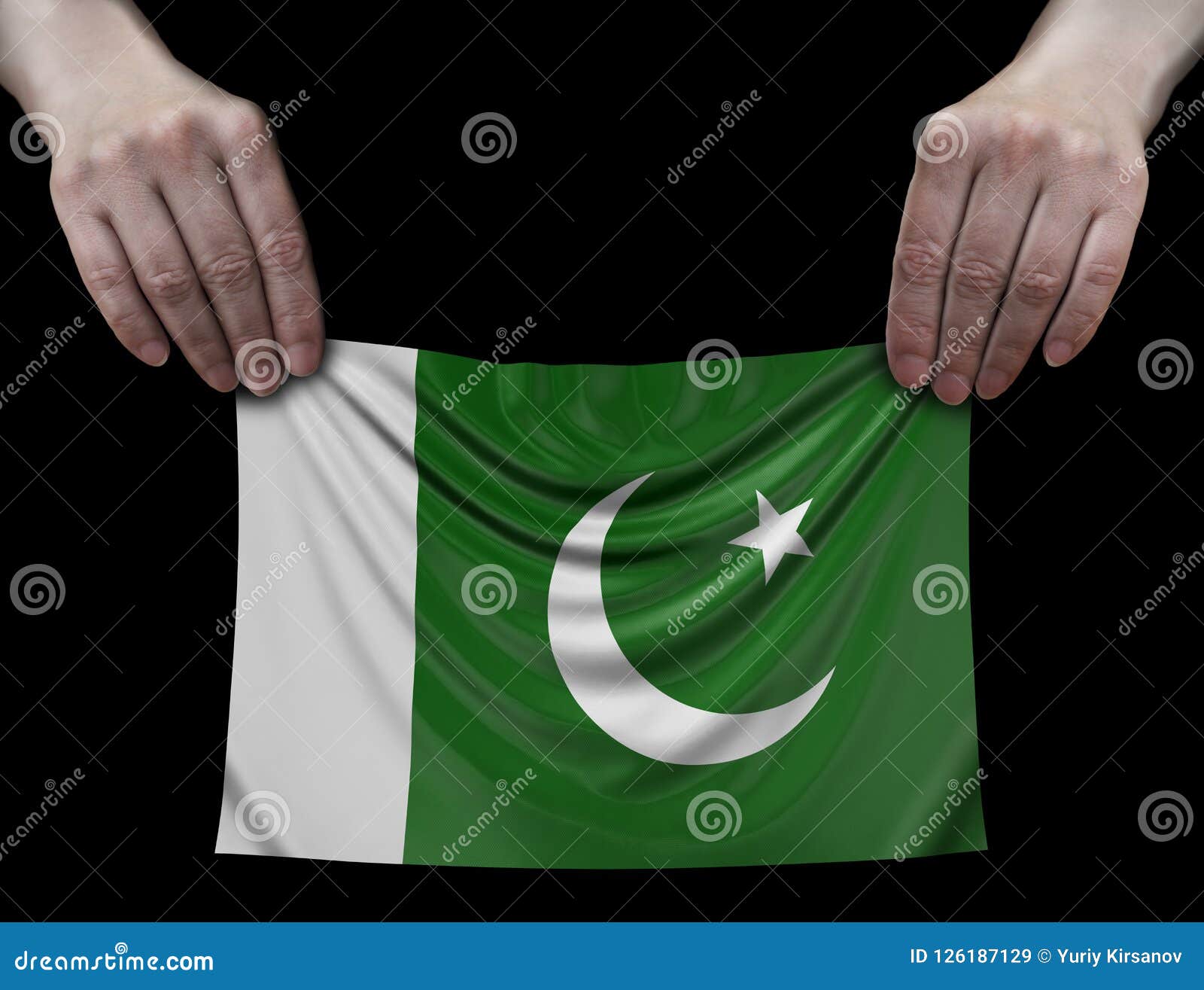 Pakistan flag in hands stock image. Image of freedom - 126187129