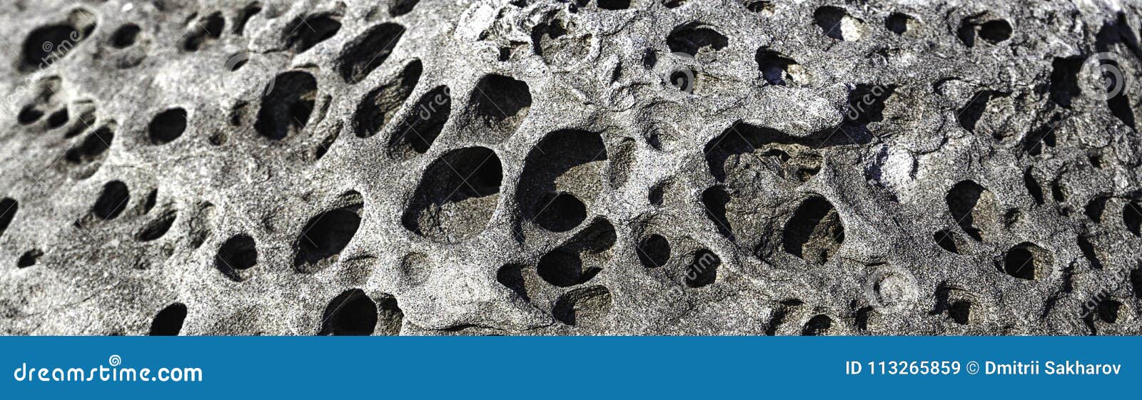 Image Panoramique De Texture De Forme De Pierre Poreuse Image stock ...