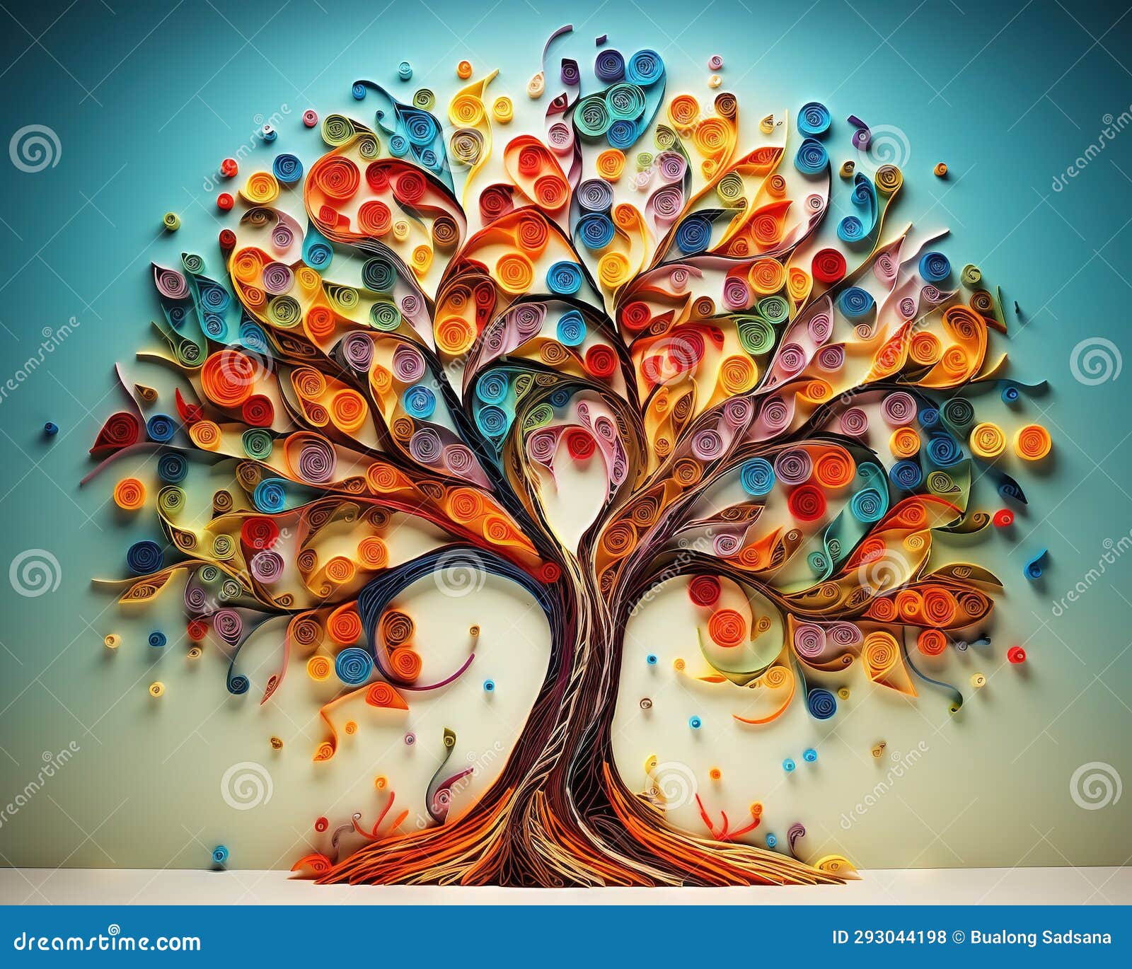 The Tree of Life of Paper is a Form of Paper Manipulation. Stock ...