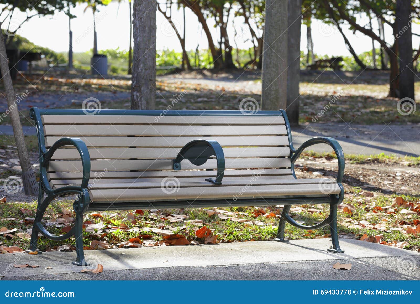 Image of a park bench stock photo. Image of wood, bench - 69433778