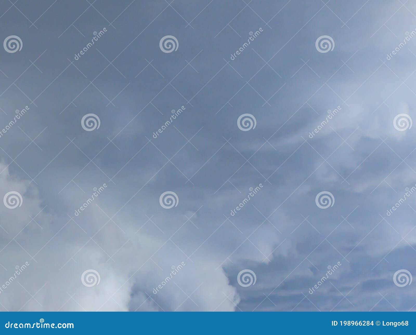 Image of a Partly Cloudy and Partly Clear Sky during the Day Stock ...
