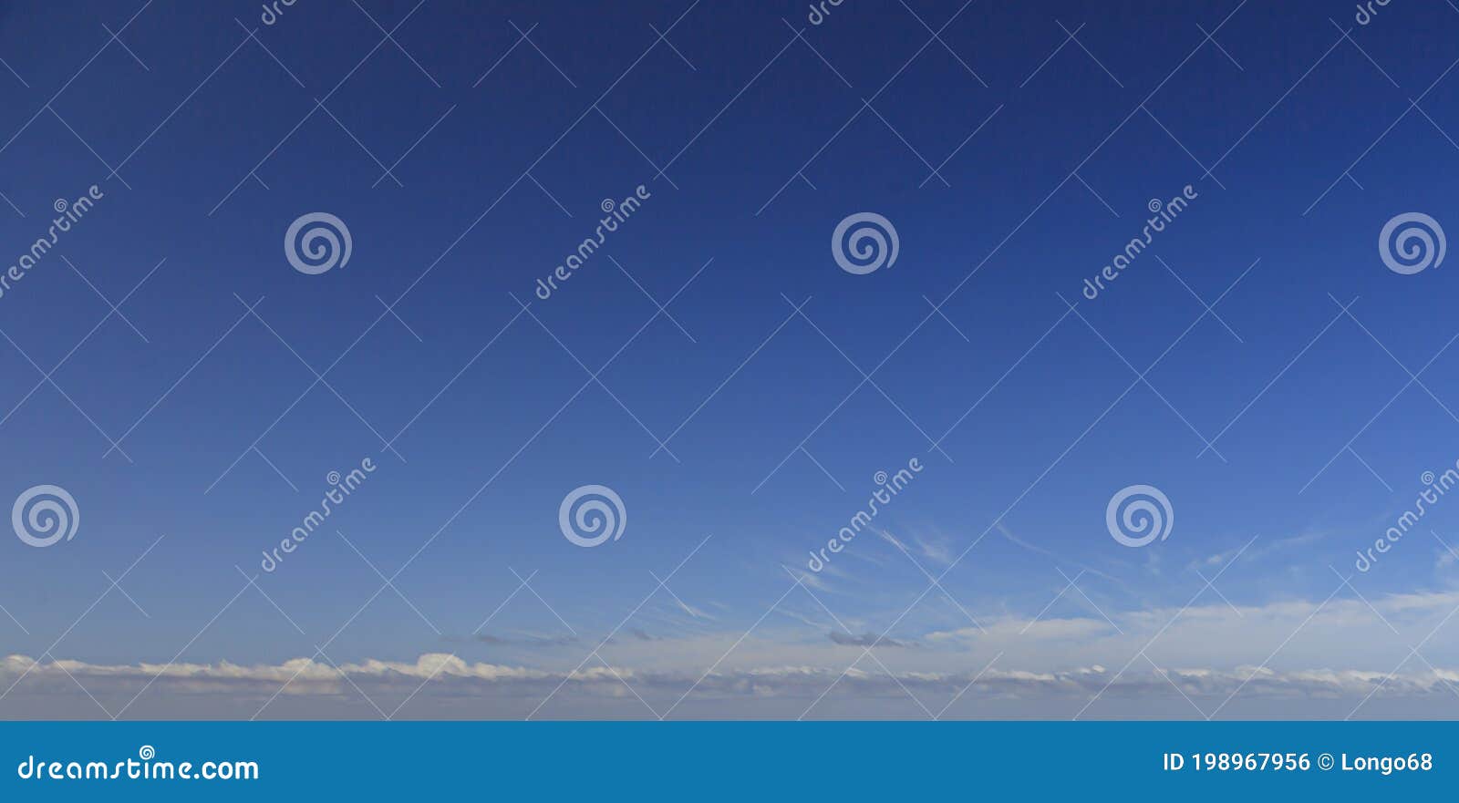 Image of a Partly Cloudy and Partly Clear Sky during the Day Stock ...