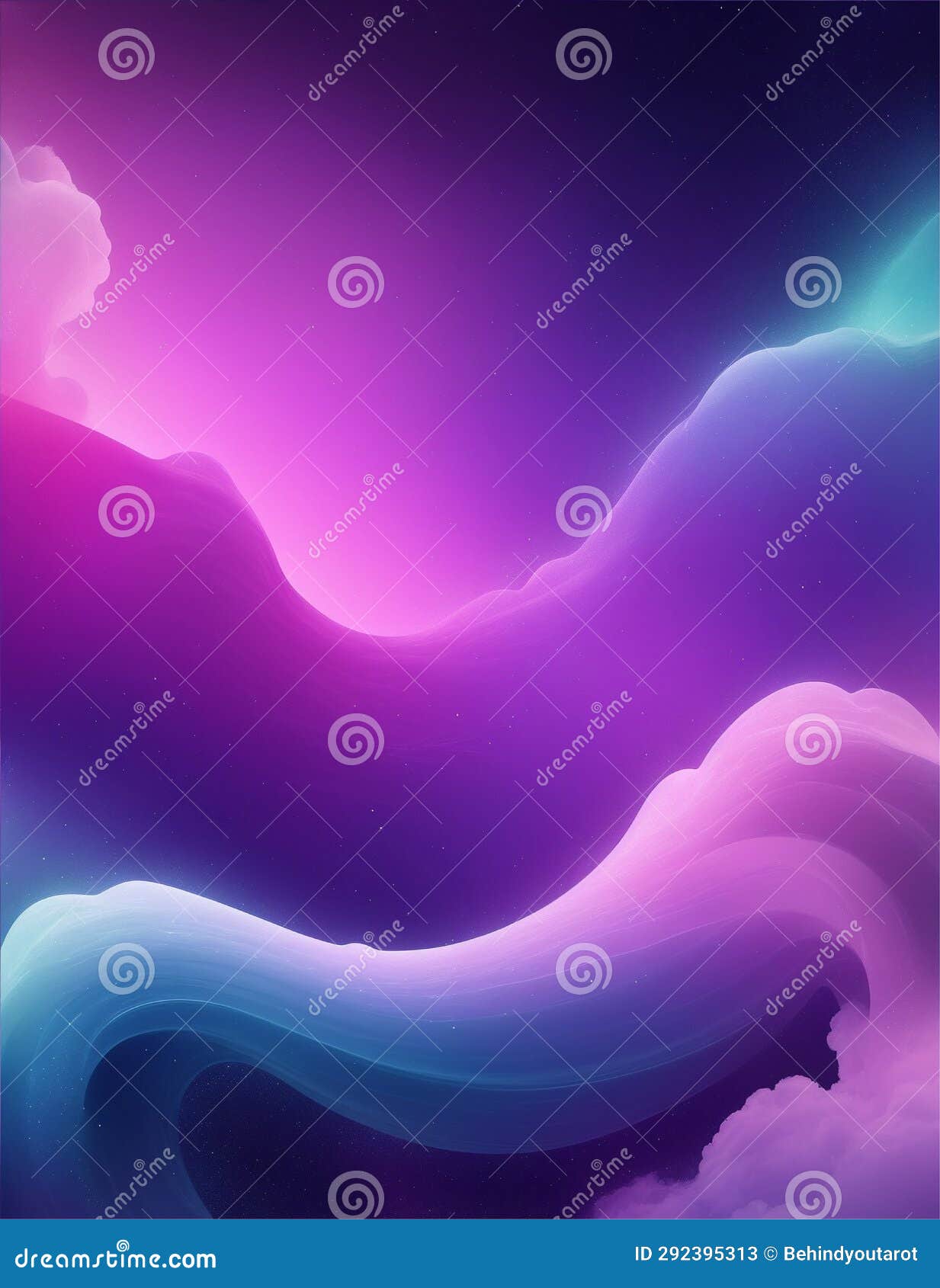 Image of Pastel Colors with a Galaxy Clouds Stock Illustration ...