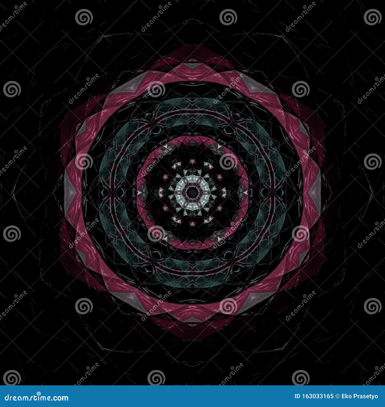 Image Pattern with a Black Background Motif for Dome Designs or Worship ...