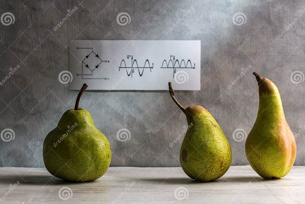 Image with pears stock image. Image of gray, study, veganism - 148436321