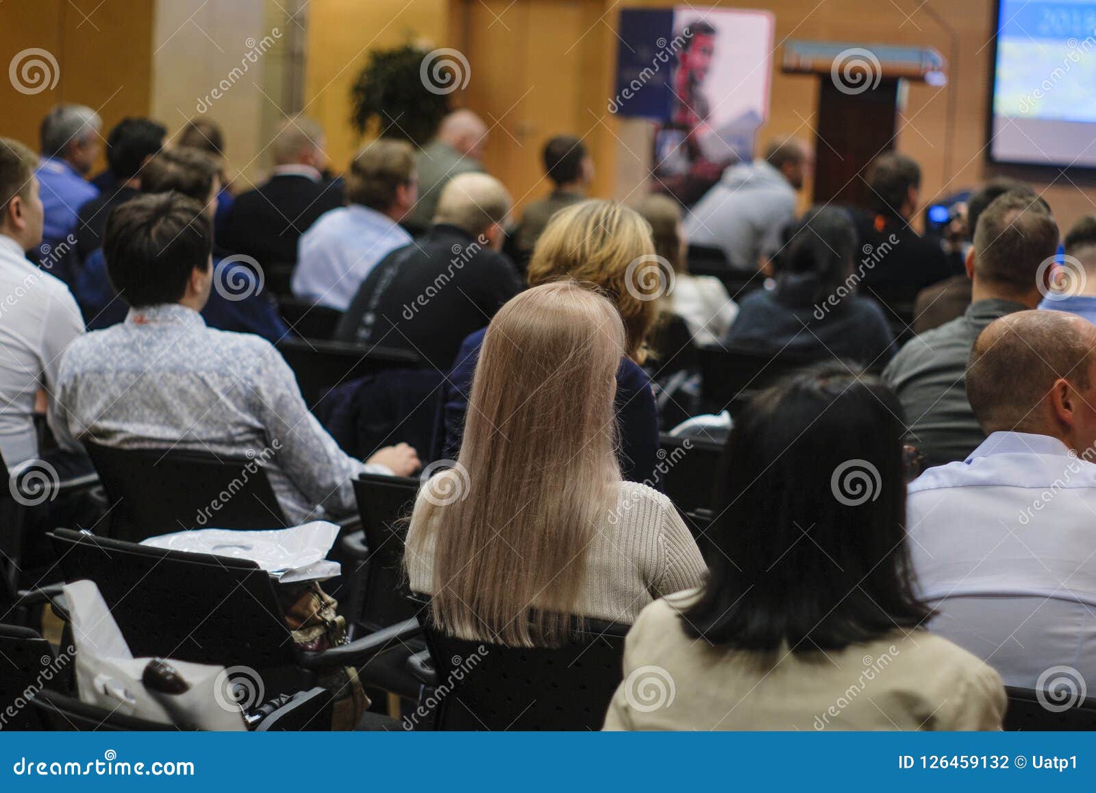 People on a conference editorial photography. Image of communications ...