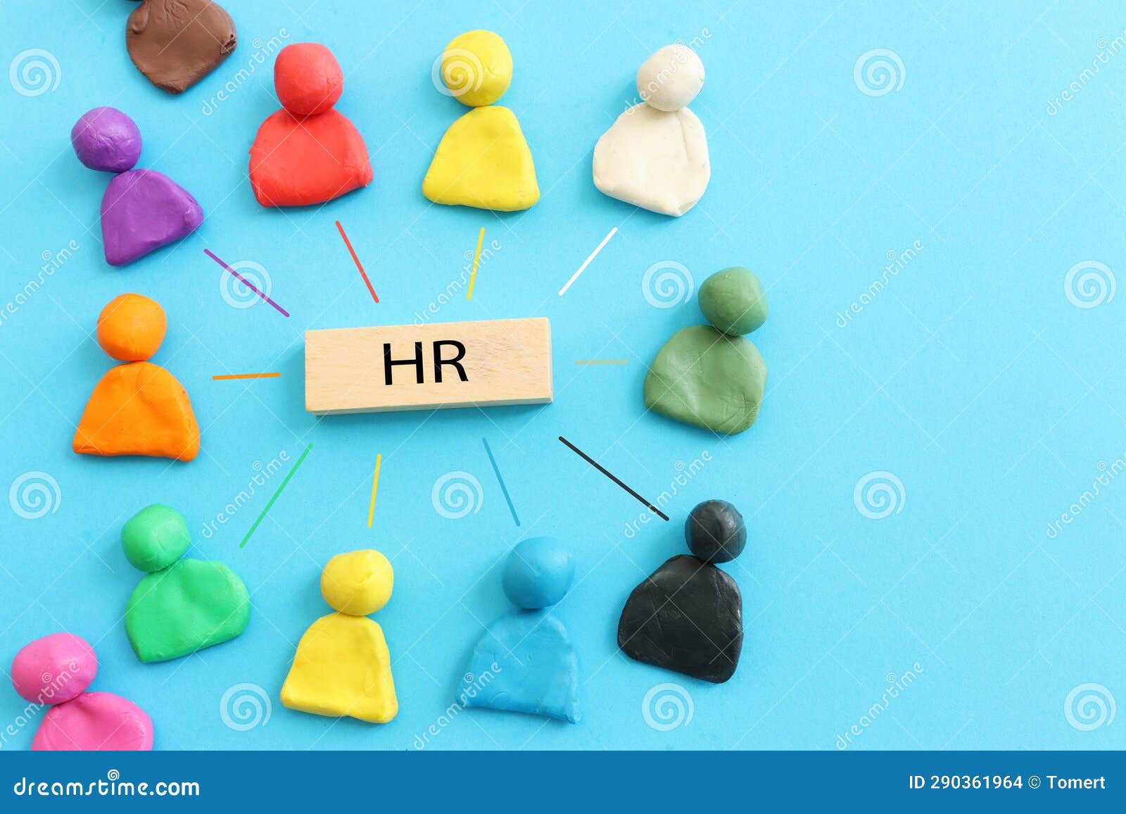 Image of People Figures and Cube with the Text HR, Leadership and ...