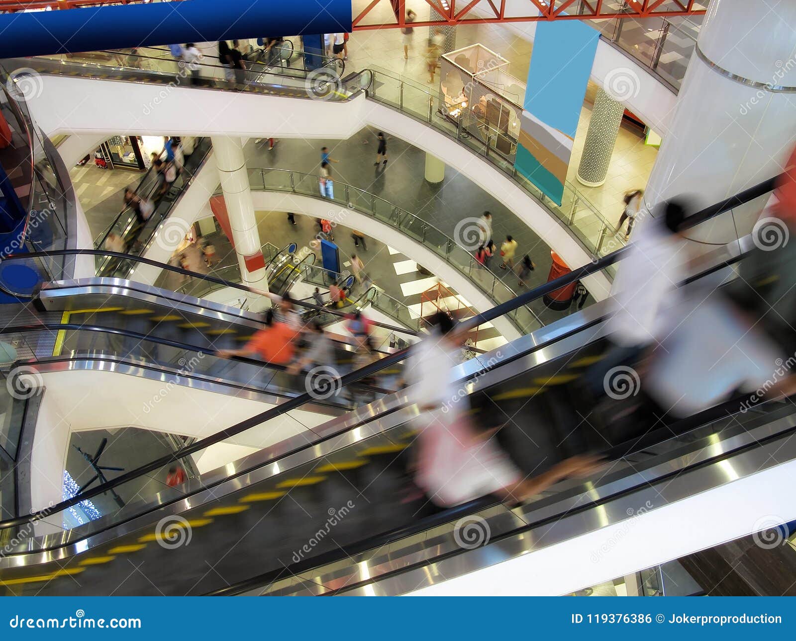 People at shopping mall stock photo. Image of fashion - 119376386