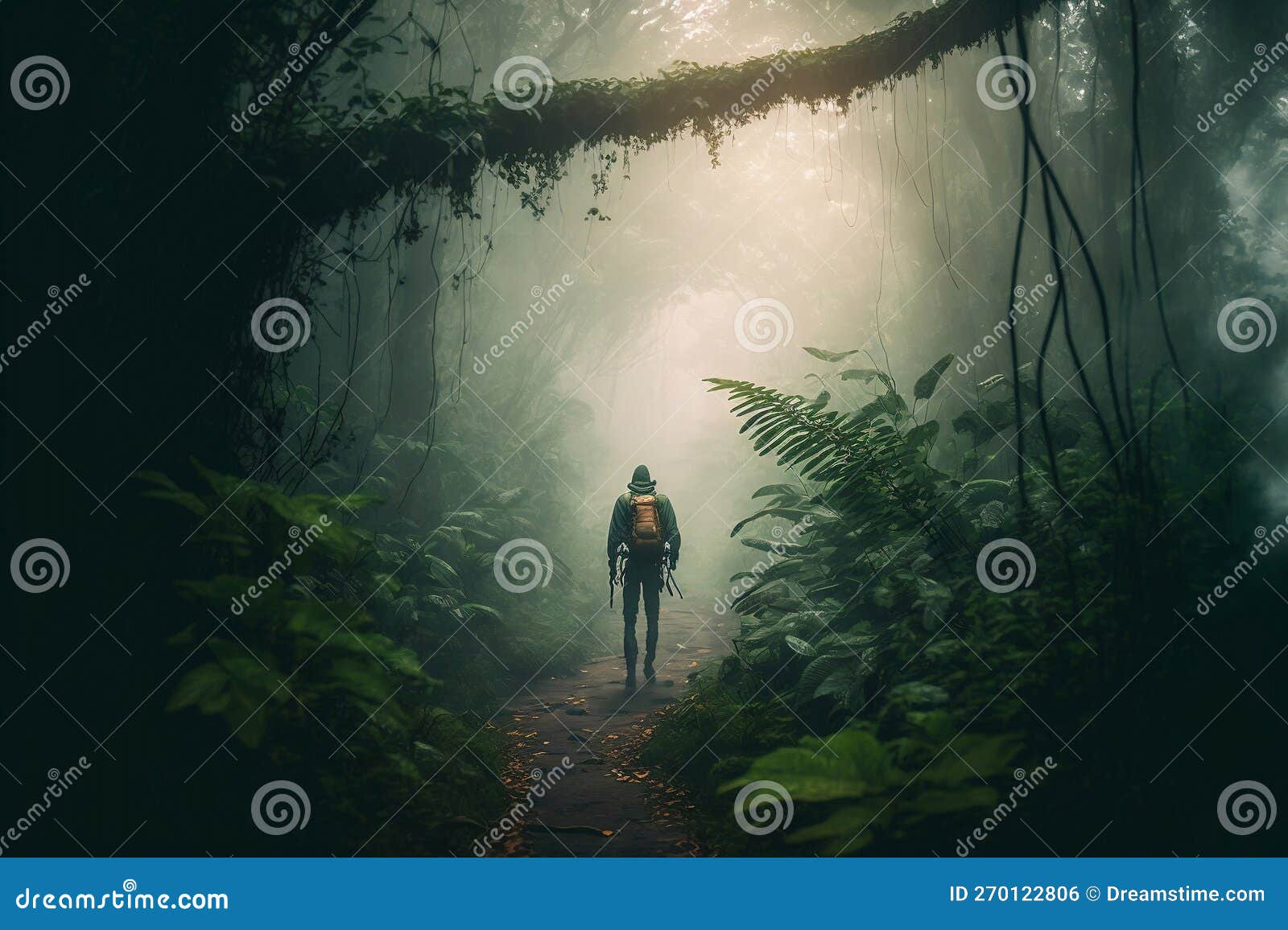 Finding Peace in Solitude: Exploring the Forest Alone, Generative Ai ...