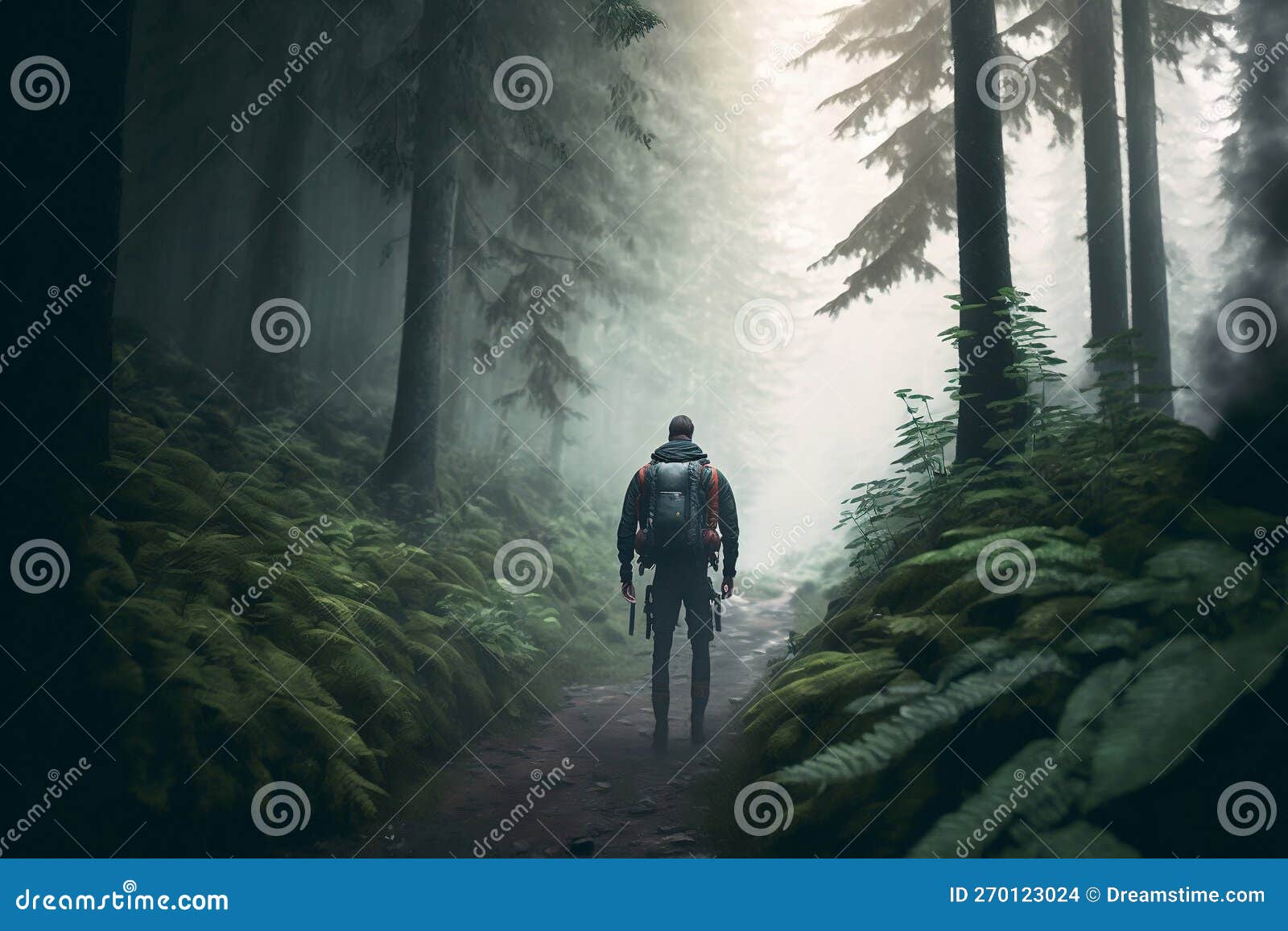 Finding Peace in Solitude: Exploring the Forest Alone, Generative Ai ...