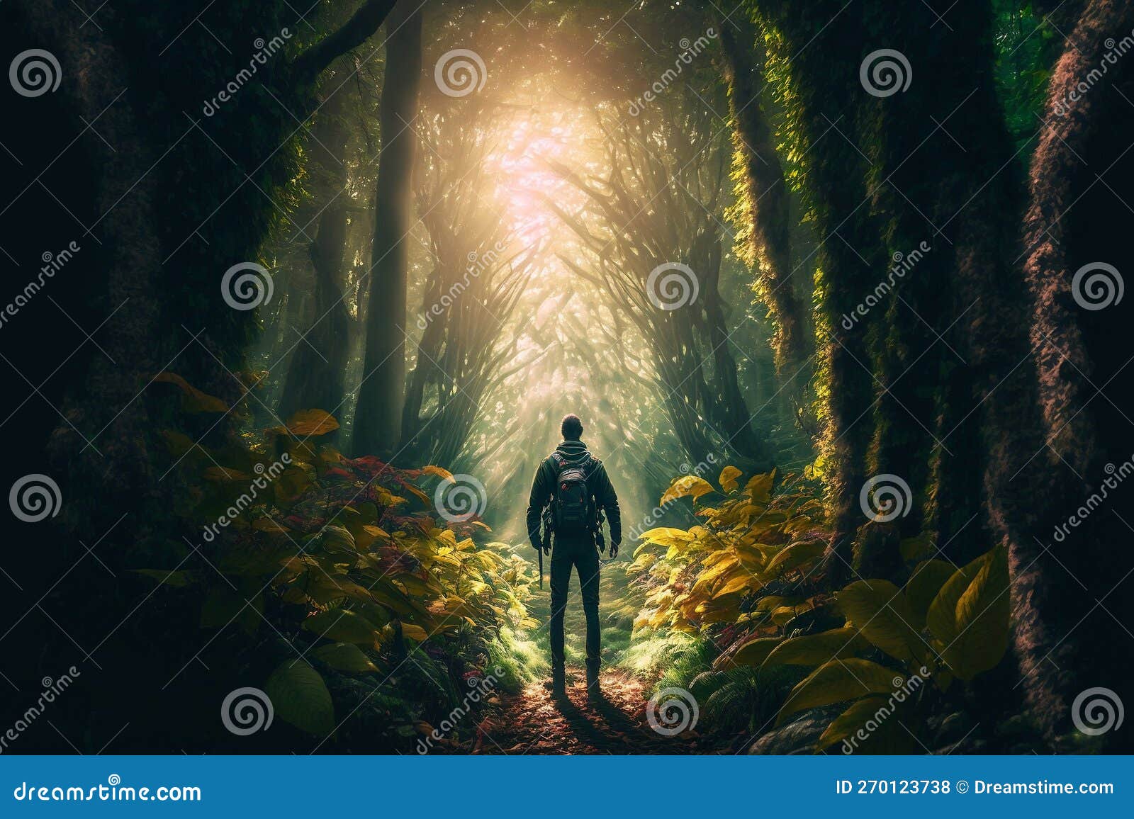 Finding Peace in Solitude: Exploring the Forest Alone, Generative Ai ...