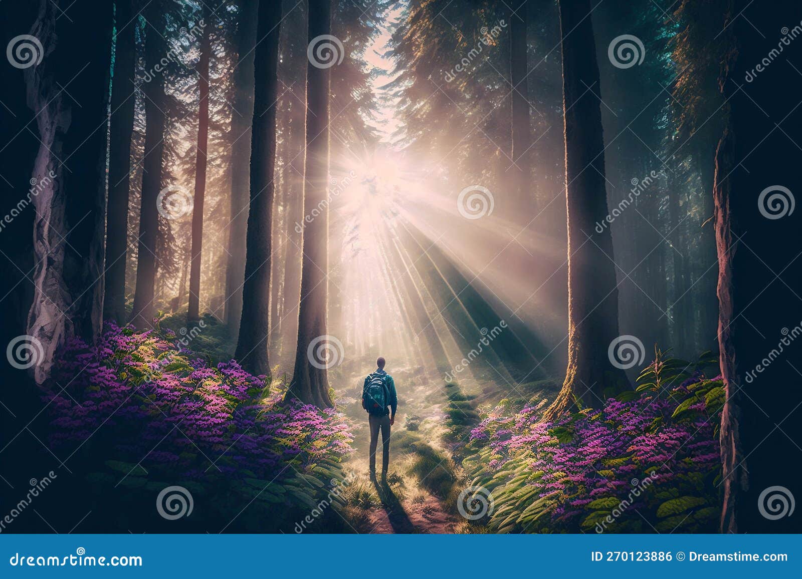 Finding Peace in Solitude: Exploring the Forest Alone, Generative Ai ...