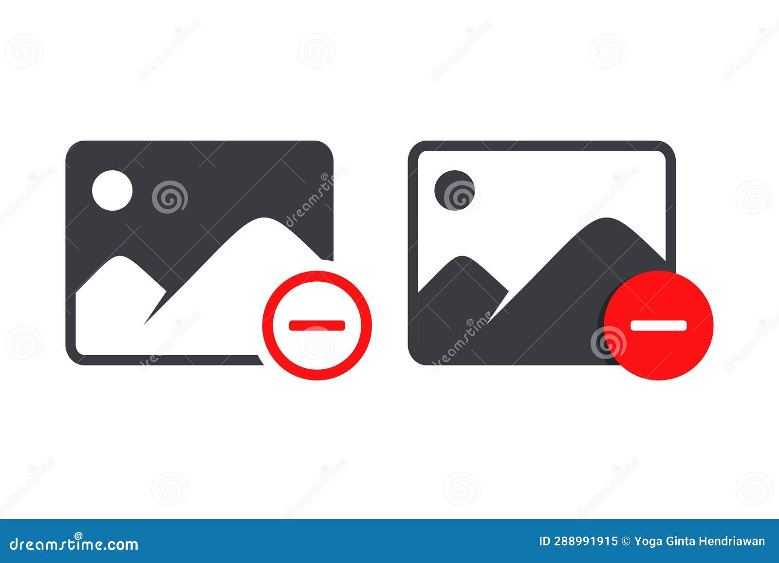 Image Photo Delete Icon. Illustration Vector Stock Illustration ...