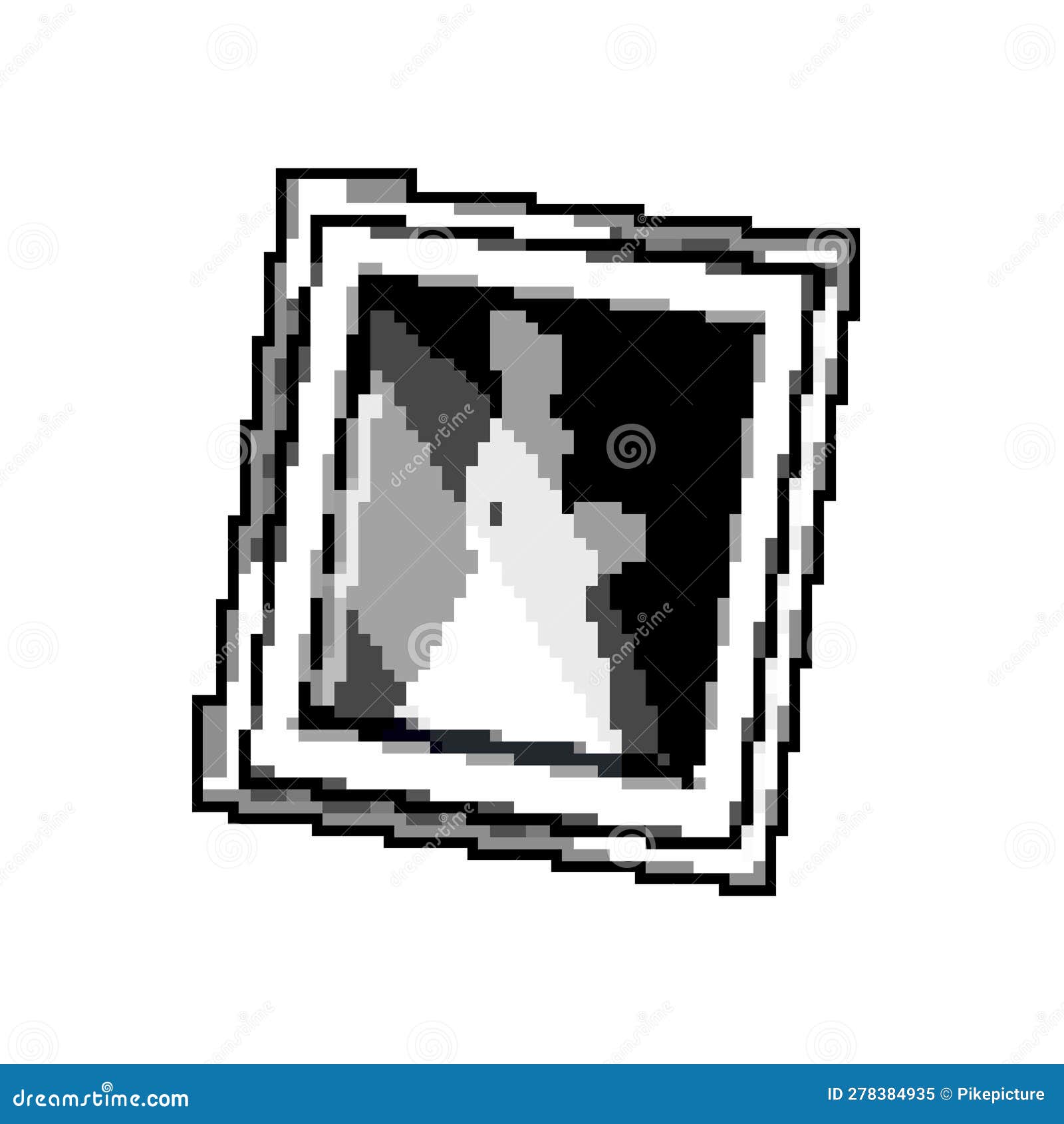 Image Photo Frame Game Pixel Art Vector Illustration Stock Vector ...
