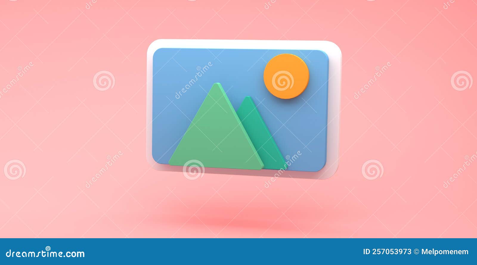 Image Icon Placeholder for Mobile or Pc App Stock Illustration ...