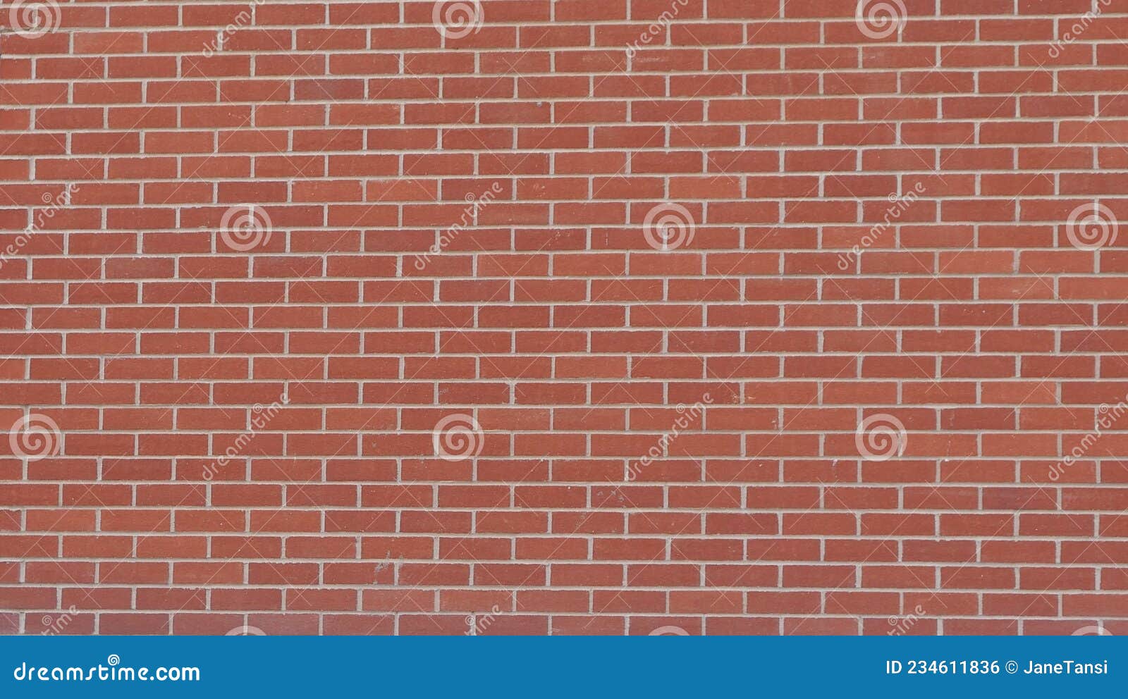Full Frame Image of Plain Terracotta Brick Work Suitable for Use As ...