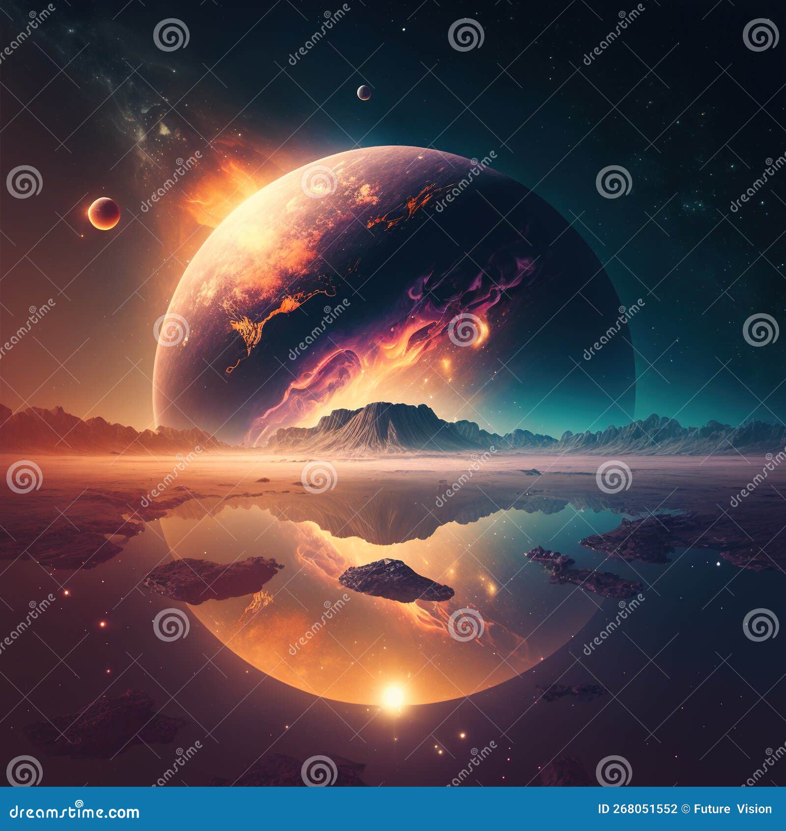 Image of Planets, Stars and Outer Space and Sky, Created Using ...