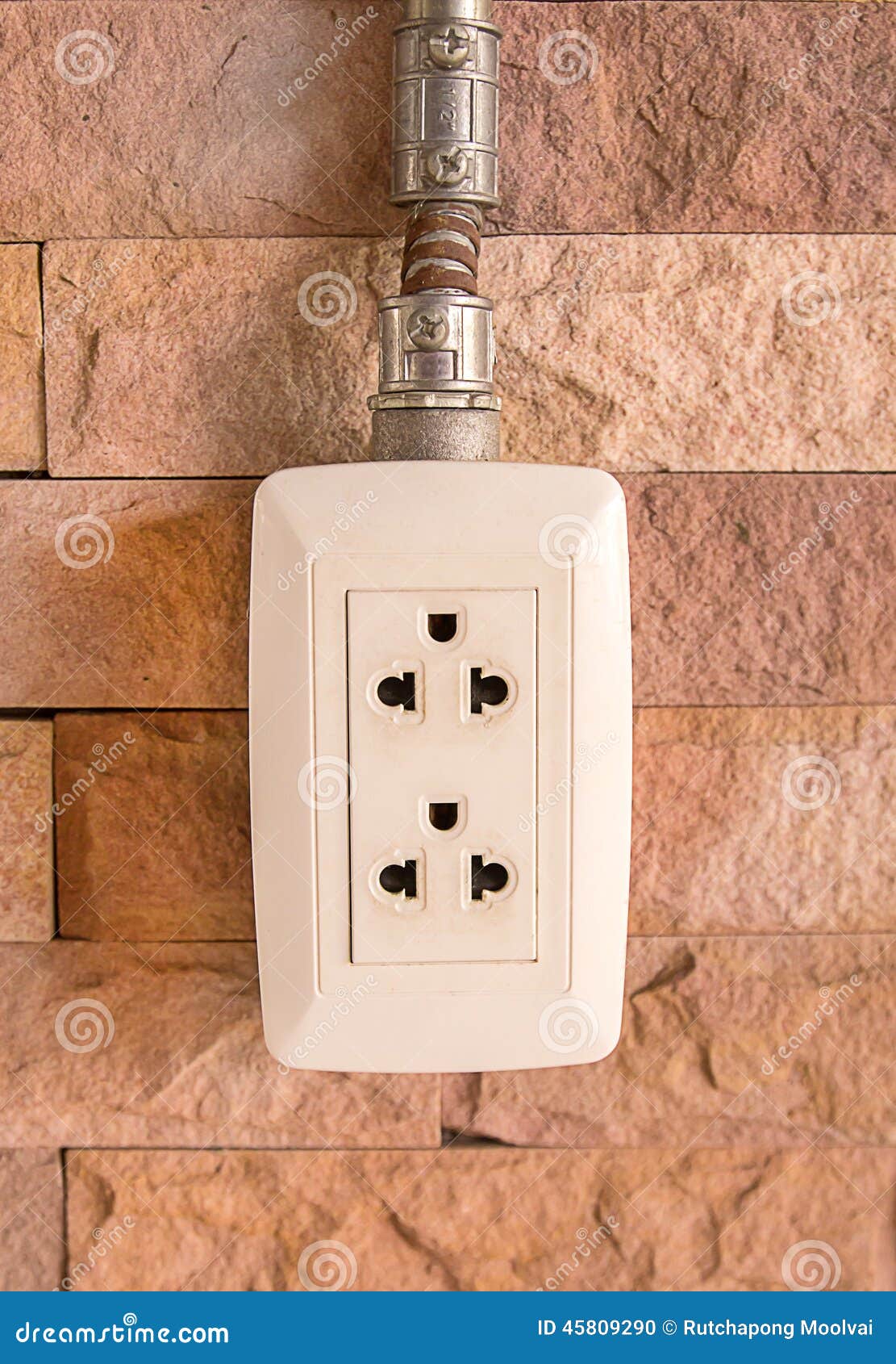 An Image of Plug on Background Stock Photo - Image of background, house ...