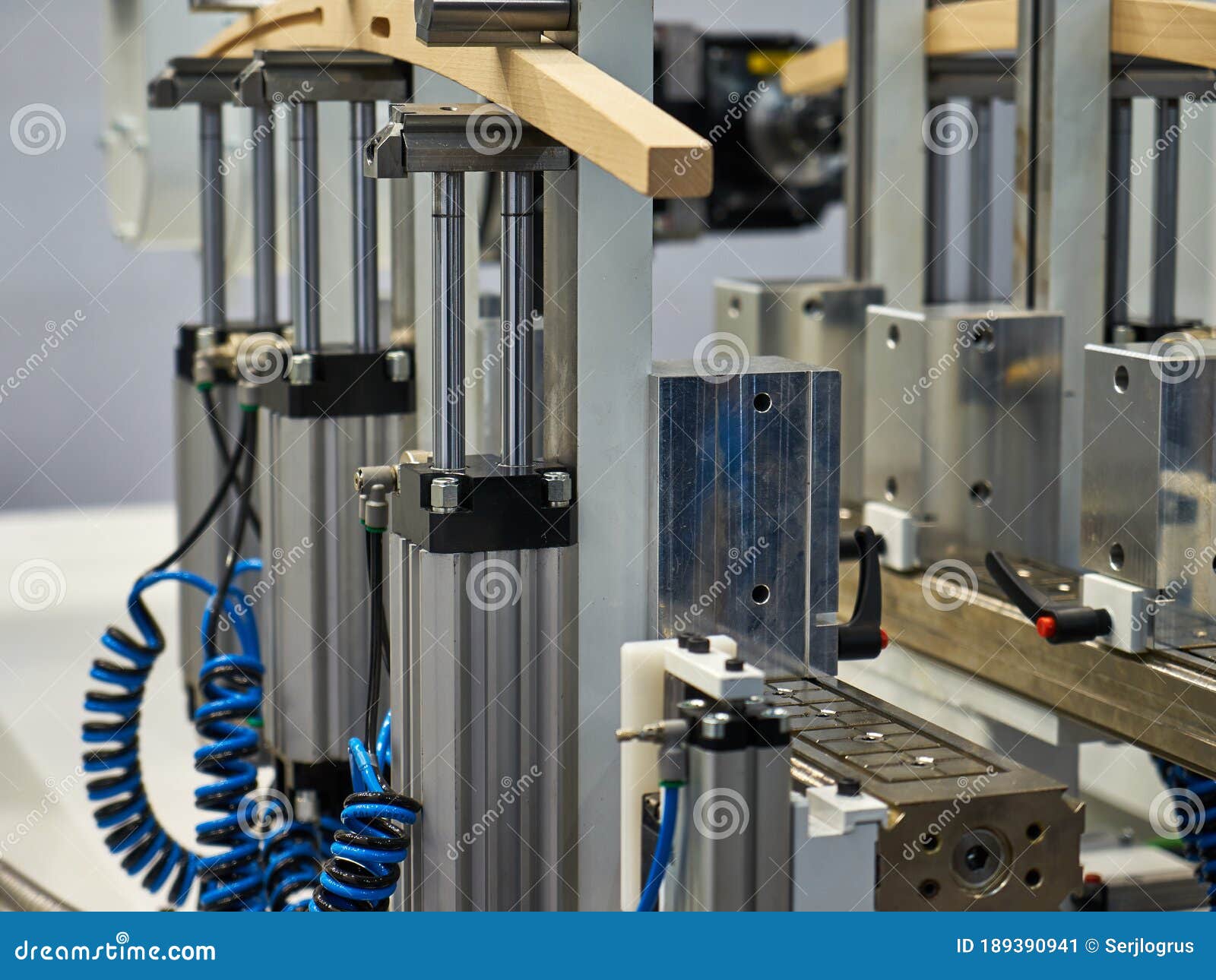 Pneumatic Drive. Pneumatic Actuator. Pneumatic Cylinder Royalty-Free ...