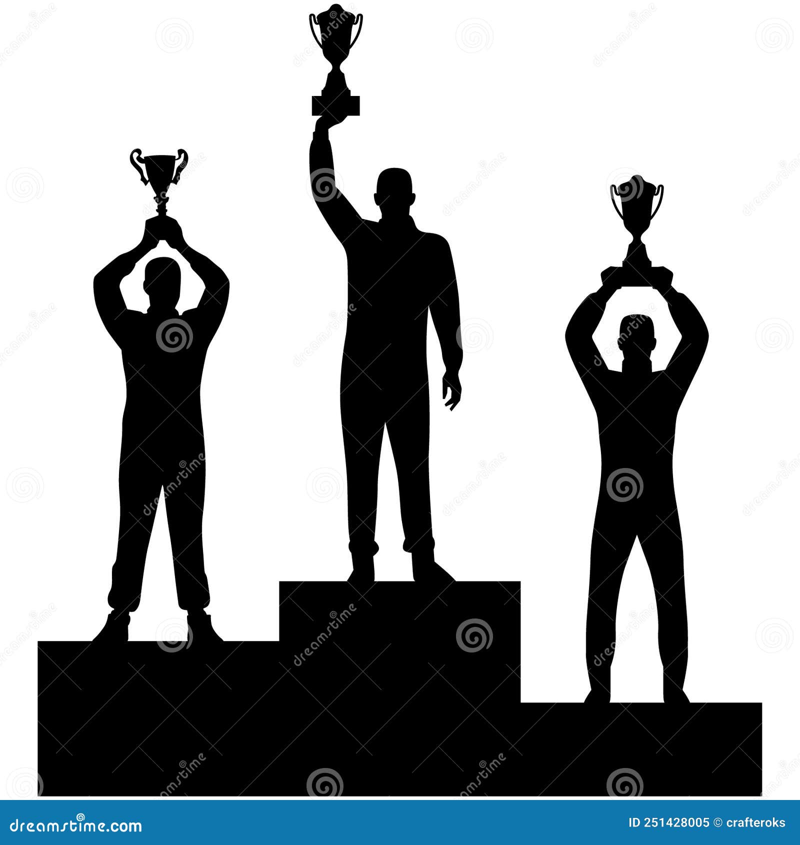 Podium Finish EPS Vector File Stock Illustration - Illustration of ...
