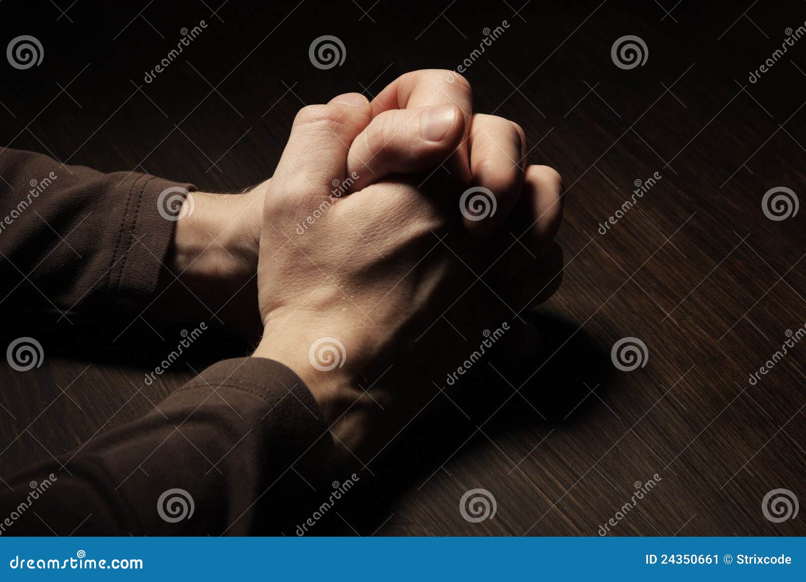 Praying Hands Muslim Women Pray To Worship With Faith During The ...