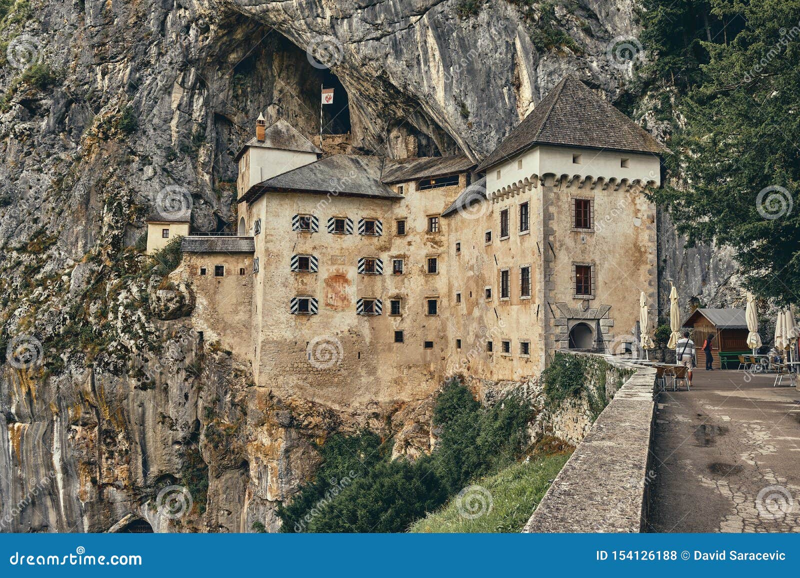 Image of Predjamski castle stock photo. Image of predjama - 154126188