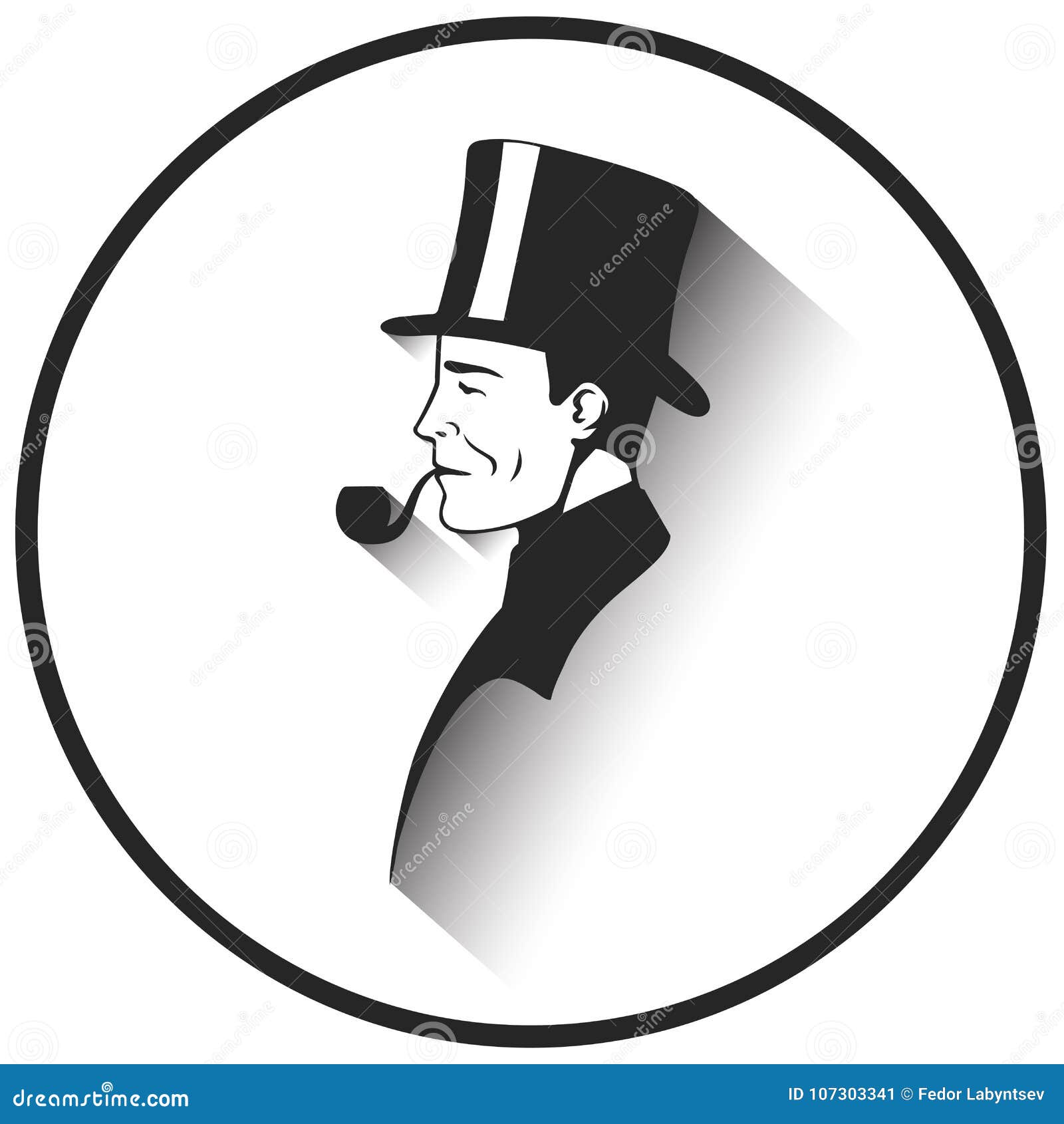 Gentleman With A Pipe Royalty-Free Stock Image | CartoonDealer.com ...