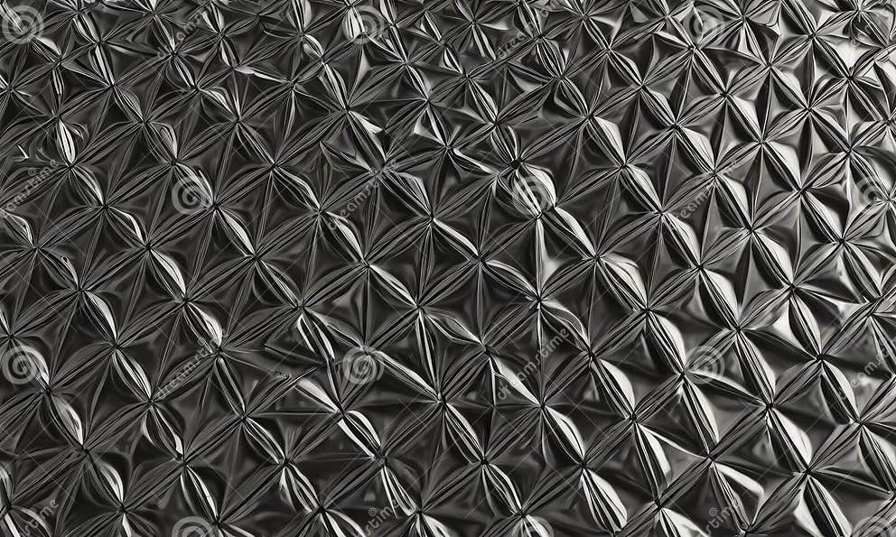 Close-up View Textured Surface with Repeating Diamond Pattern in Shades ...