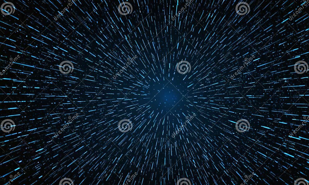 Digital Starburst Pattern with Blue Center, Radiating Outwards in ...