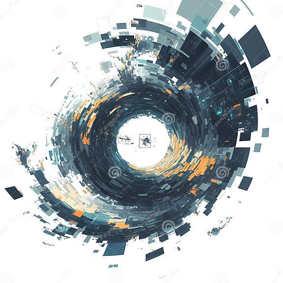 Data River: a Visual Representation of Information Flow Stock ...