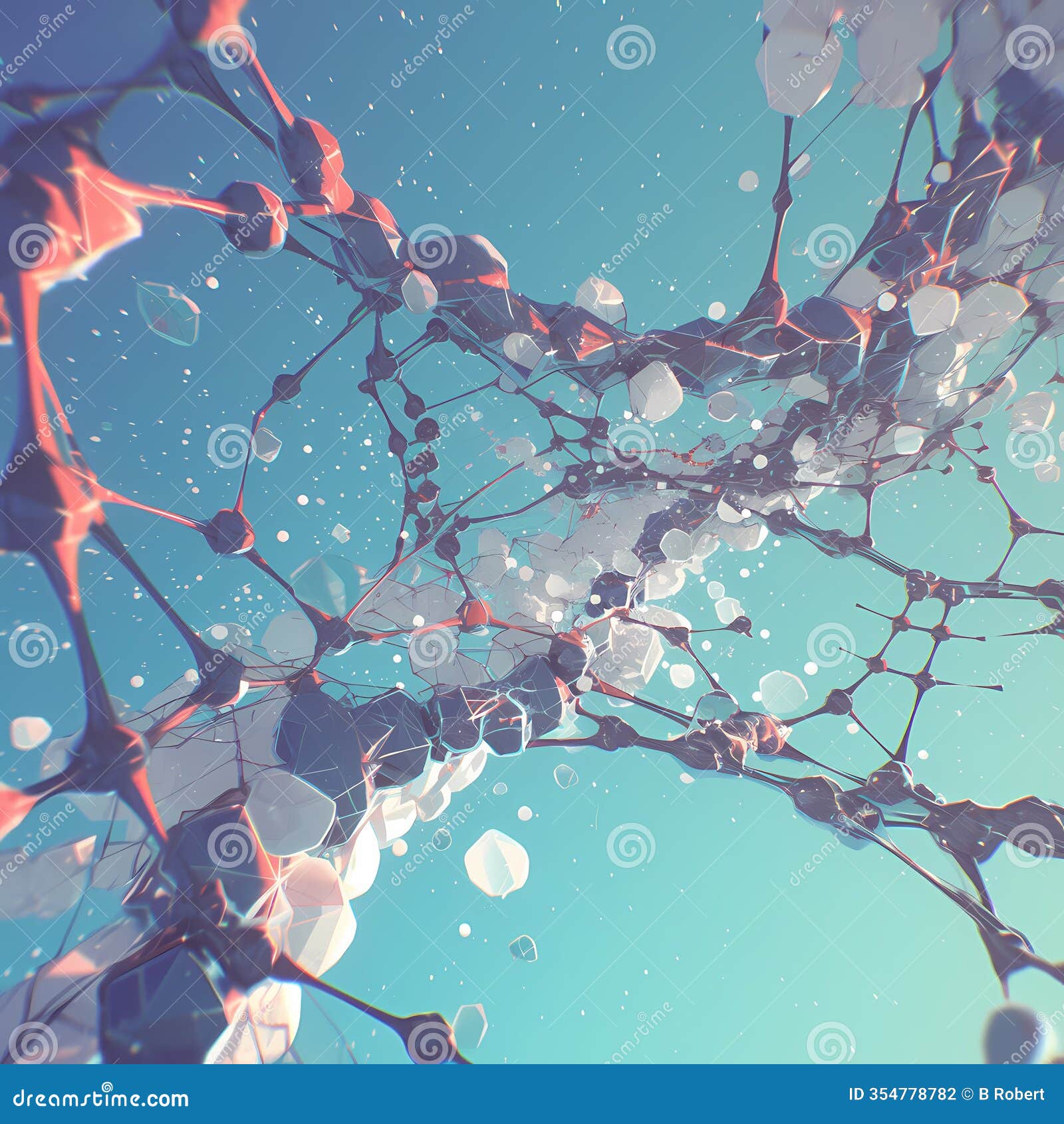 Molecular Models stock illustration. Illustration of models - 354778782