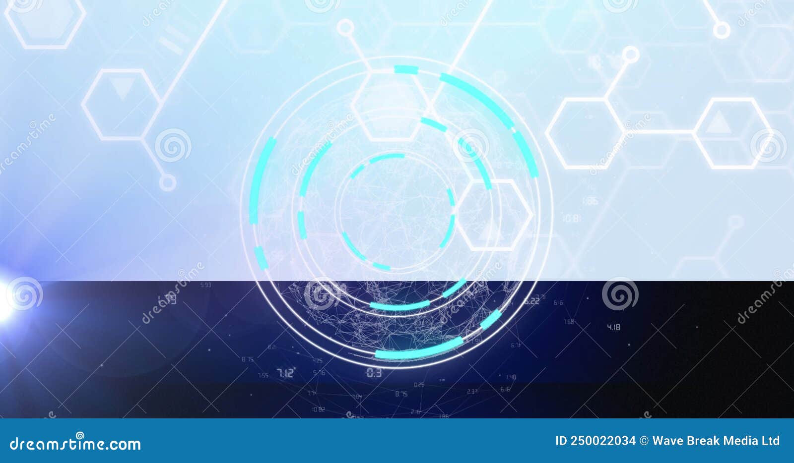 Processing Circle. Development Process. Buffer Timeline Chart. Business Process. Vector Chart ...