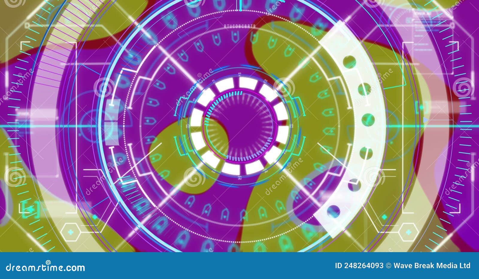 Processing Circle. Development Process. Buffer Timeline Chart. Business ...