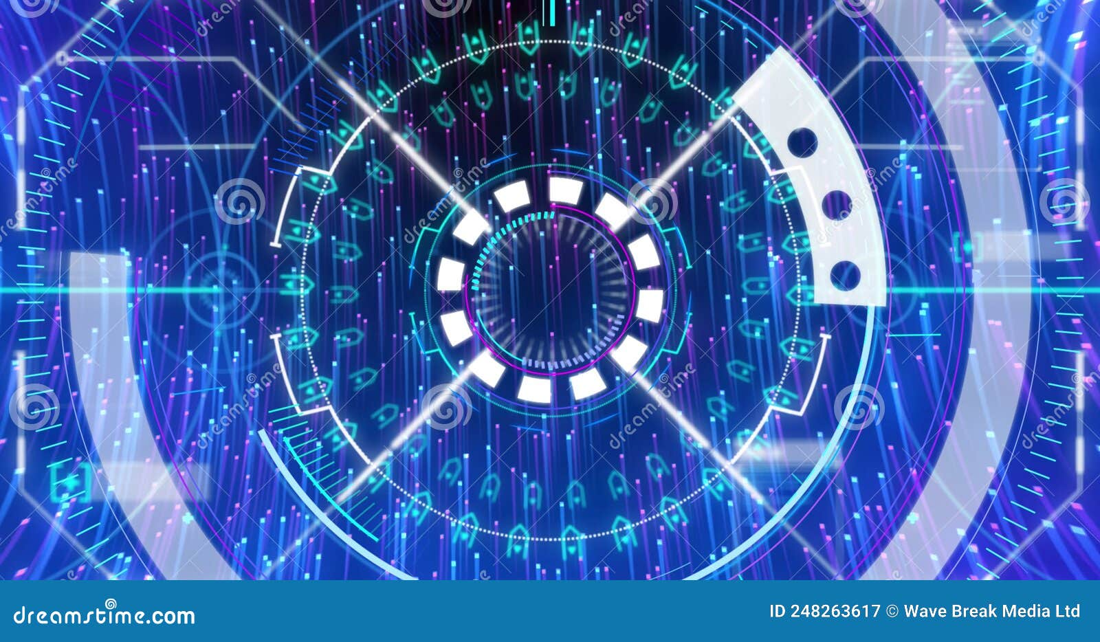 Processing Circle. Development Process. Buffer Timeline Chart. Business ...