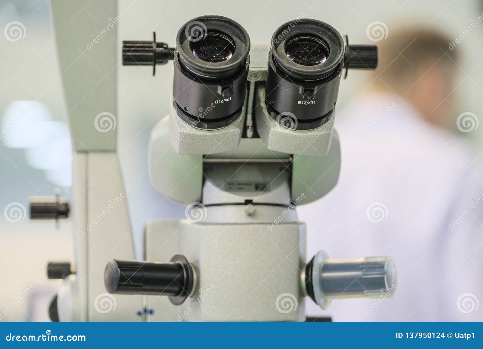 Professional Medical Laboratory Microscope Stock Photo - Image of ...