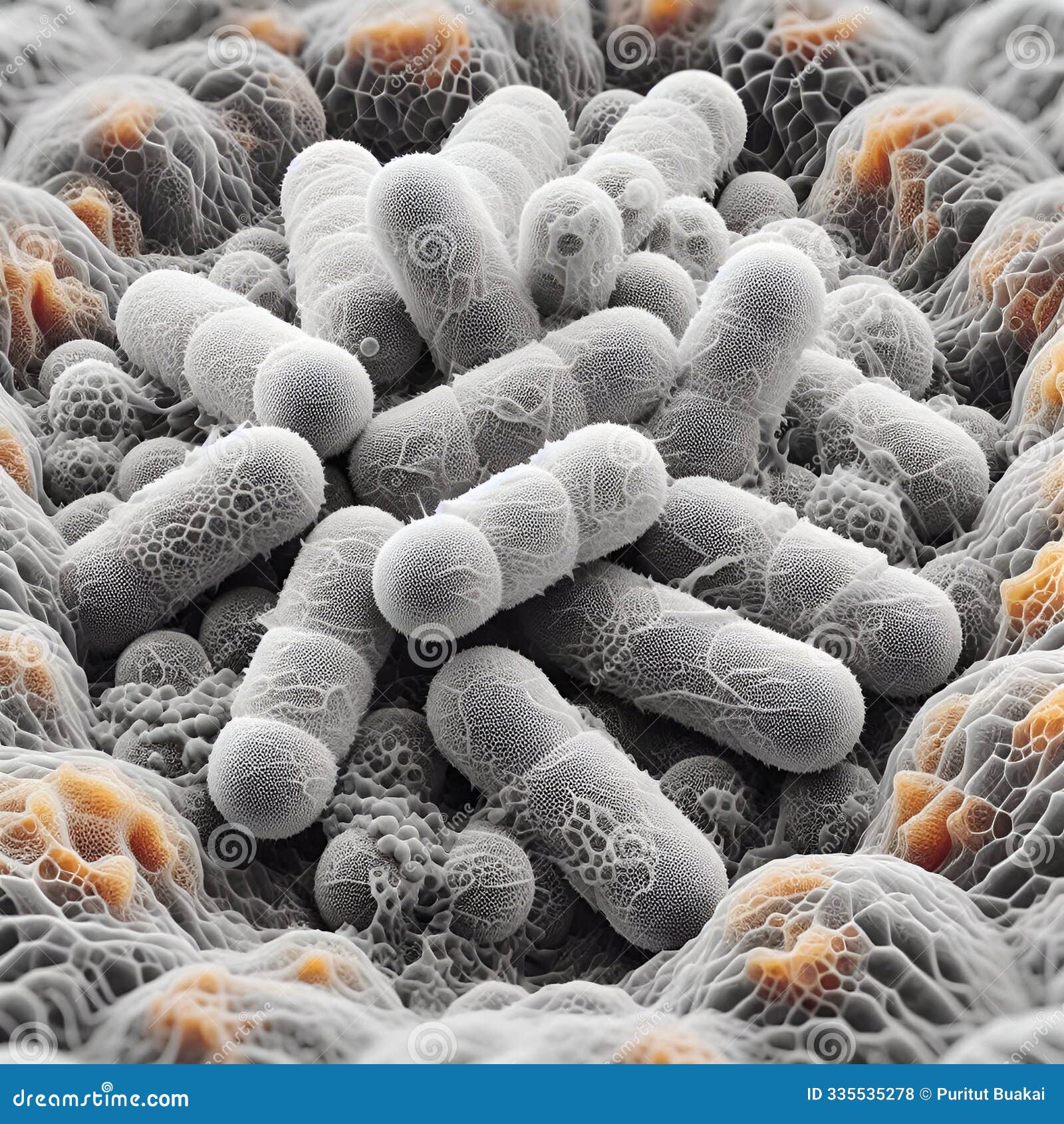 Microscopic Menace: the Hidden World of Pathogens Stock Illustration ...